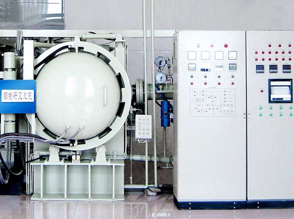 Horizontal vacuum sintering furnace