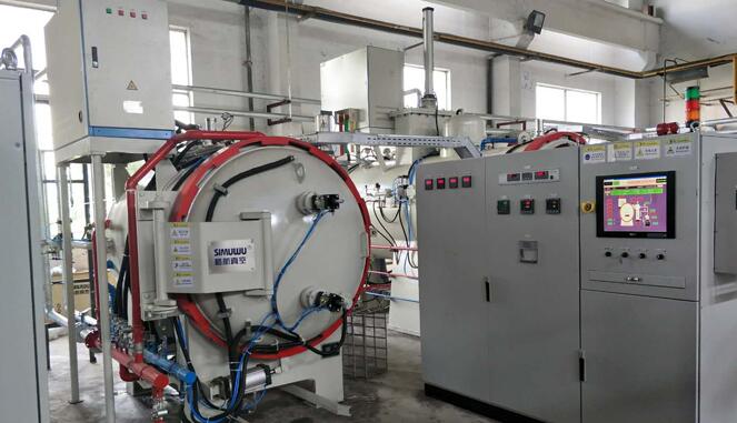 Metal tungsten vacuum sintering process